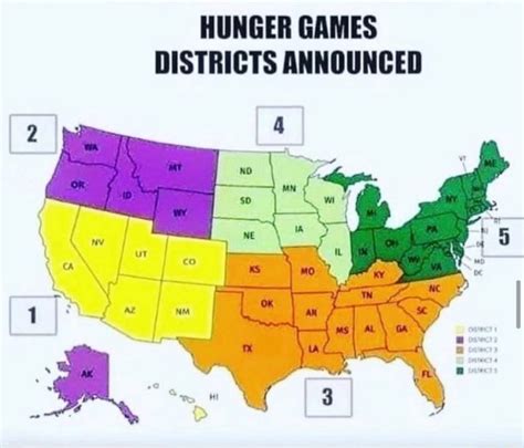 Hunger Games Districts Announced Ifunny