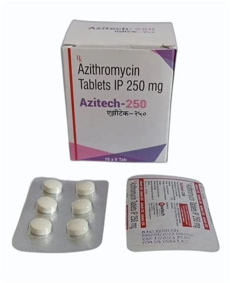 Azithromycin 250 Mg Tab At Rs 650 Strip Of 3 Tablets Rohini New Delhi Id 2850462044730