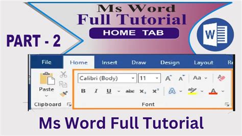 ms word full tutorial how to learn ms word msword trick tutorials