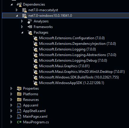C MAUI Dependency Errors Stack Overflow