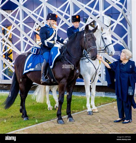 Princess Beatrix On A Working Visit To The Royal Netherlands