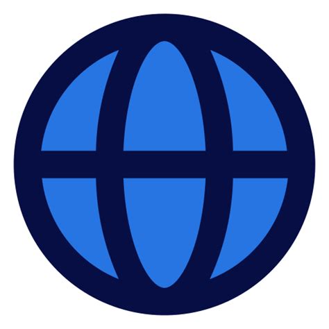 Browser Generic Outline Color Icon