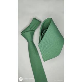 Gravata Adulta Verde Sage Oliva Fosca Tecido Oxfordine A Pronta
