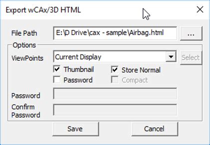 How To Export Viewpoints Into A WCAX File VCollab Document Documentation