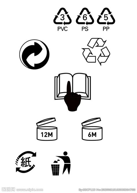 化妆品包装常用小图标 花瓣网