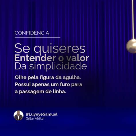 Luyeye Samuel On Linkedin Confidência