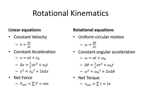 Torque Equation Angular Velocity