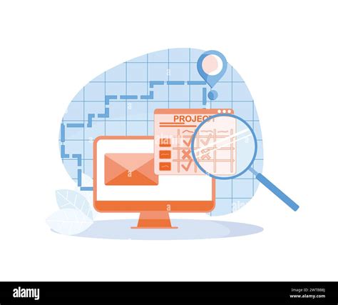 Project Tracking Concept Successful Business Project Planning