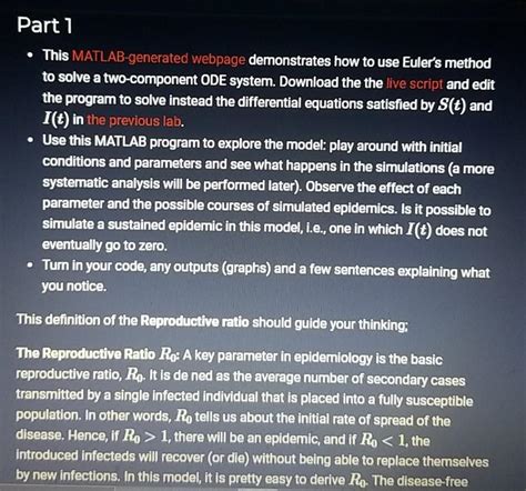 Solved Part 1 • This Matlab Generated Webpage Demonstrates