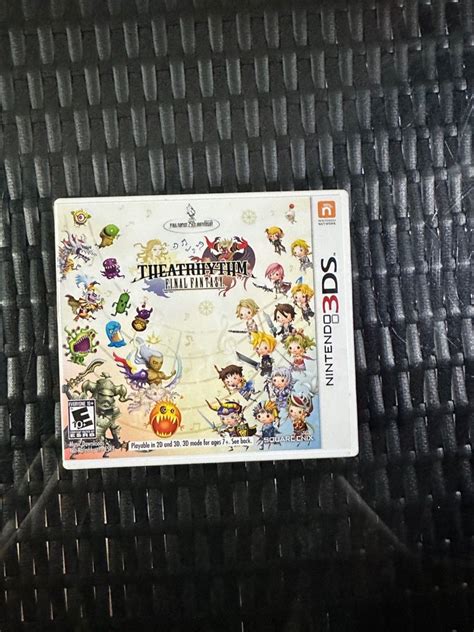 Final Fantasy Theatrhythm Nintendo 3ds Game Video Gaming Video Games
