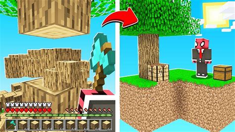 Mİnecraft Skyblock Ama Blok Kirmak Tehlİkelİ 😱 Youtube