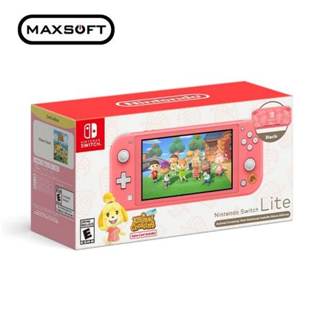 Nintendo Switch Lite Console Animal Crossing New Horizon Isabelle Aloha
