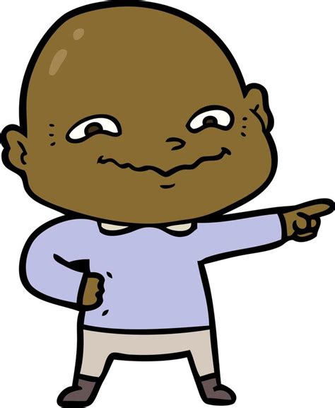 Cartoon Creepy Guy 12543391 Vector Art At Vecteezy