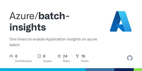 GitHub Azure Batch Insights One Liners To Enable Application Insights On Azure Batch