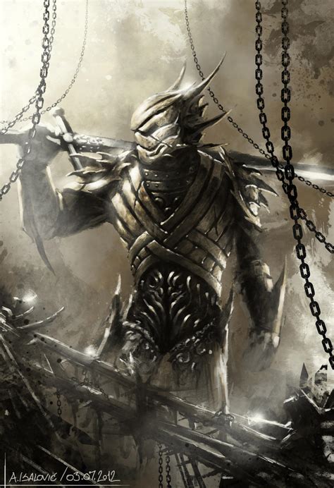 Human Warrior Guild Wars 2 Fan Art Speedpaint By SkavenZverov On