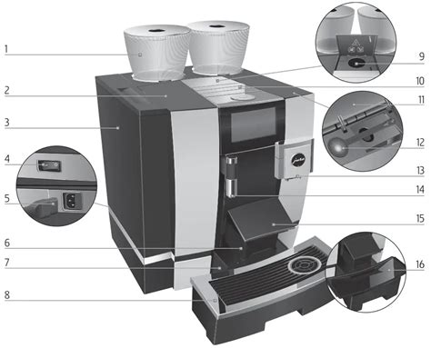 Mycoffeeshop Jura GIGA X8 Gen Bean To Cup Commercial Coffee Machine