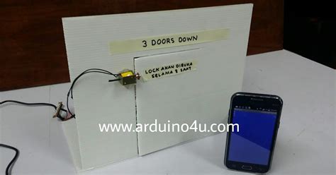 Projek Elektronik Arduino4u 36 Doorlock With Android Apps