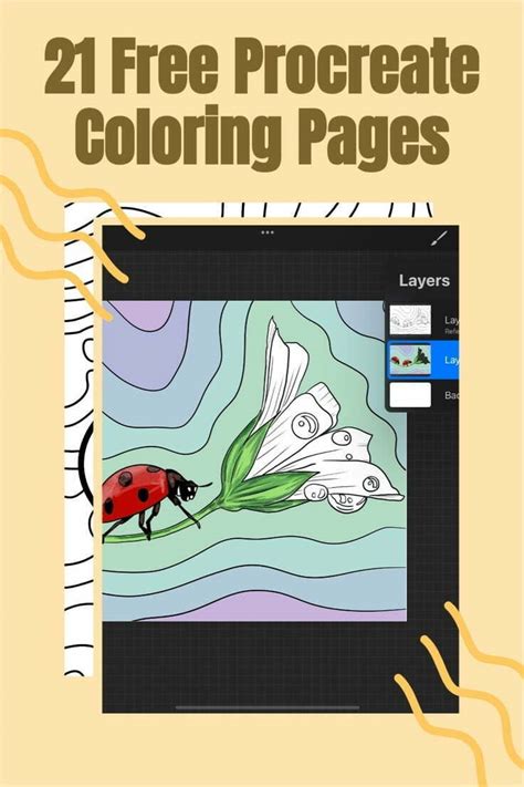 21 procreate coloring pages to help you de stress and relax artsydee