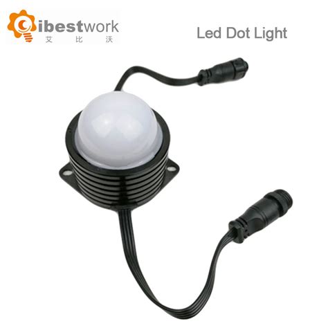 Addressable DMX Artnet Controller LED Pixel Lights 64mm 1 Pixel 3 Channel DMX RGB DOT Lights