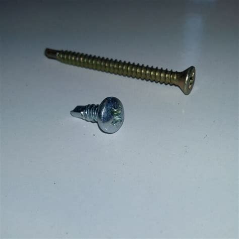 Zinc Plated BZP Pozi Pan Head Self Drilling Screws