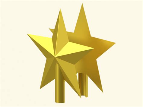 Stl File Christmas Tree Star 🎄・model To Download And 3d Print・cults