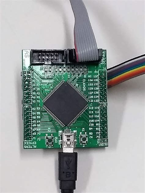 Photograph Of The Fpga Board Cyclone Iv Fpga Ep4ce6 Download