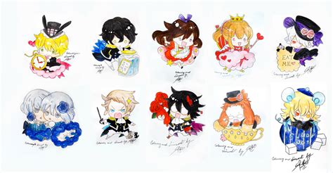 Gil In Wonderland Chibis By Sanhati Pal On Deviantart