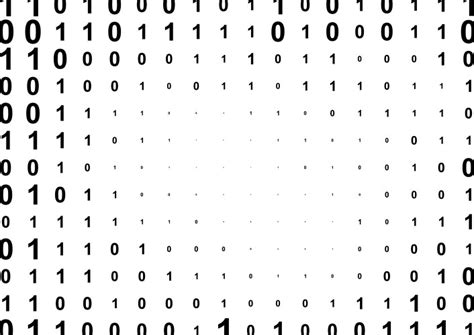 Binary Computer Code Background Royalty Free Vector Image