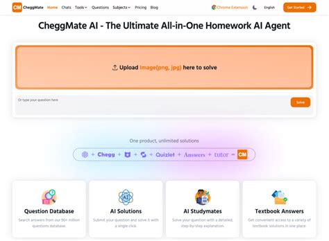 CheggMate - All-in-One Homework AI Agent and Copilot – ToolPilot