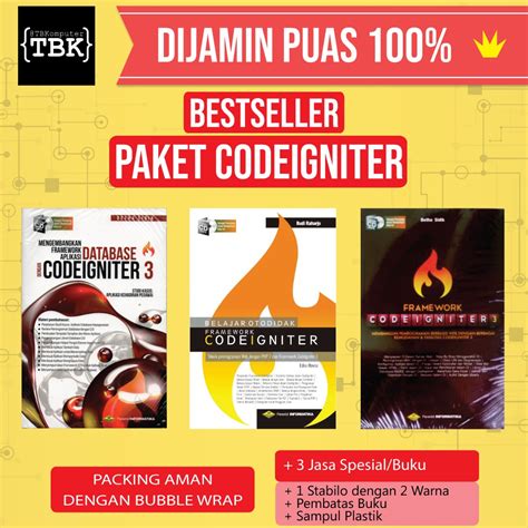 Jual Paket Buku Codeigniter Shopee Indonesia