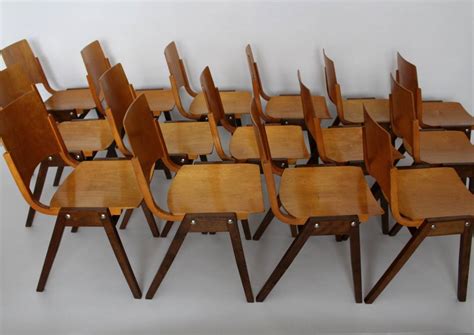 Mid Century Modern Dining Room Chairs by Roland Rainer 1952 Vienna ...