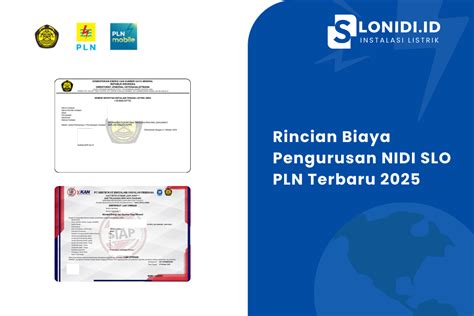 Rincian Biaya Pengurusan Nidi Slo Pln Terbaru 2025 Slonidiid