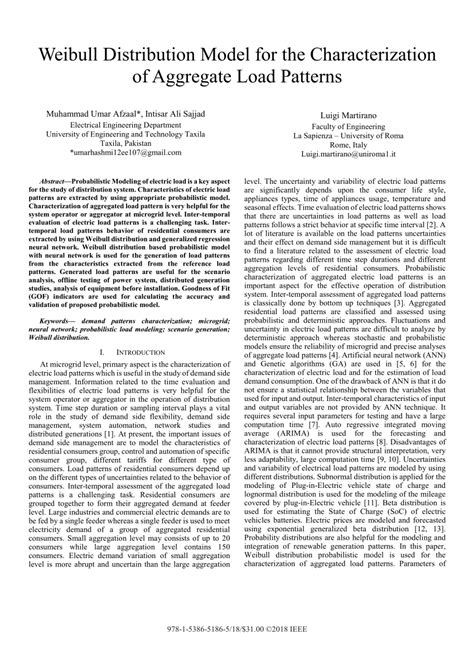 Pdf Weibull Distribution Model For The Characterization Of Aggregate