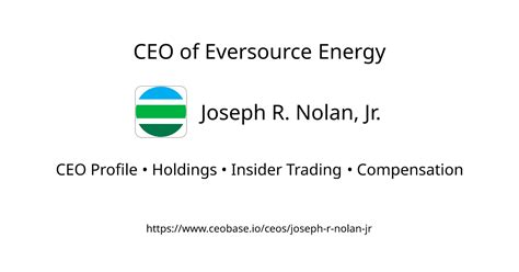 joseph r nolan jr ceo of eversource energy