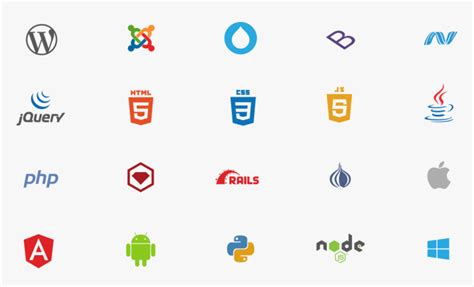 Web Design Technologies Javascript Frameworks Hd Png Download Kindpng