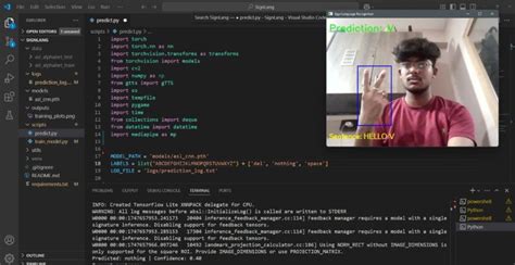 Opencv Computervision Signsense Ai Signlanguagetech Speechtosign Kamal Raj M