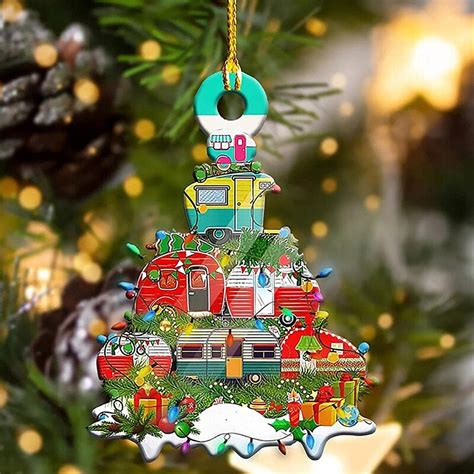 Christmas Ornaments 2d 3d Wooden Hanging Pendants Grandado