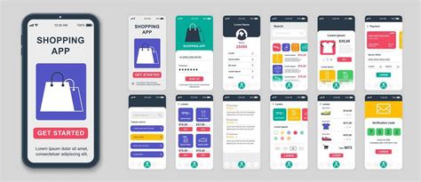 Shopping App Ui Vector Art Icons And Graphics For Free Download