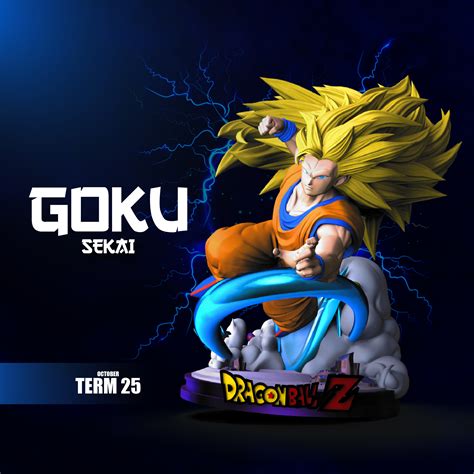 3D File GOKU VS YANEMBA SCULPTURE SEKAI 3D MODELS TESTED AND READY