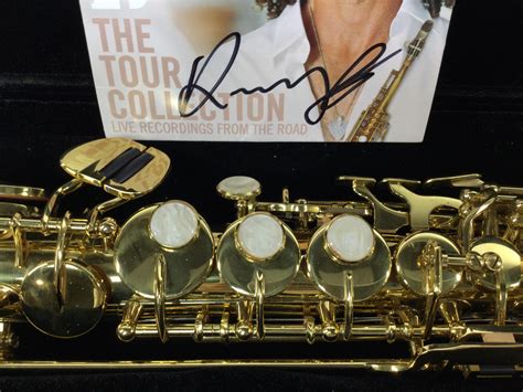 Lot Kenny G Soprano Saxophone W Signed Case