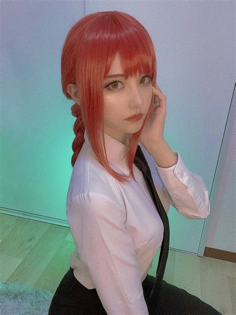 Makima Coslay Cute Pose Anime Cosplay Girls Dipper And Wendy Hachiko