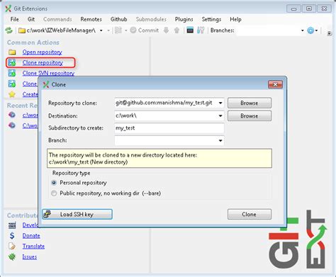 Igor Zelmanovichs Blog Setting Up Git Git Extensions And Github Account