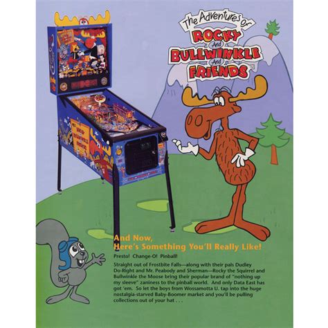 The Adventures Of Rocky And Bullwinkle And Friends Pinball Machine