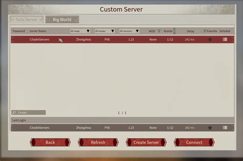 Myth Of Empires Troubleshooting Server Not Appearing In The Server List Knowledgebase