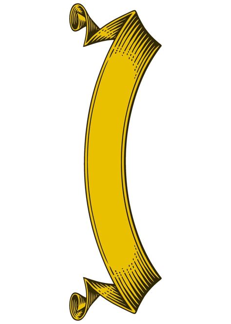 Banana With Scroll Design