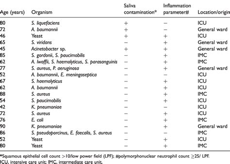 Aerobic Bacterial Cultivation Result And Microscopic Characteristics Of Download Scientific