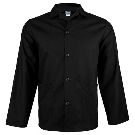 Fame® Unisex Long Sleeve Button Smock Counter Coat K71ls Aprons