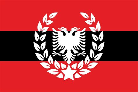 Cool Albanian Flag