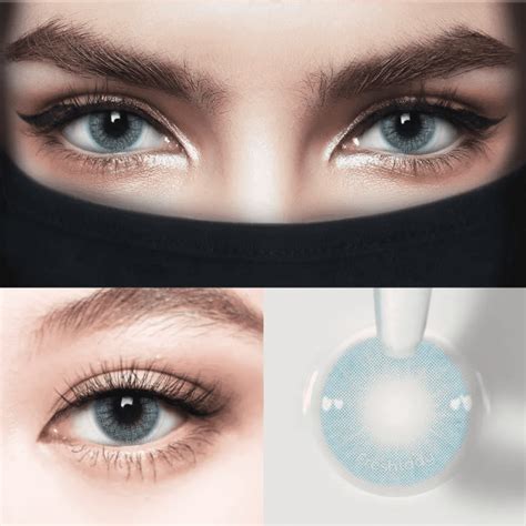 Freshlady Topazio Blue Coloured Contact Lenses Yearly