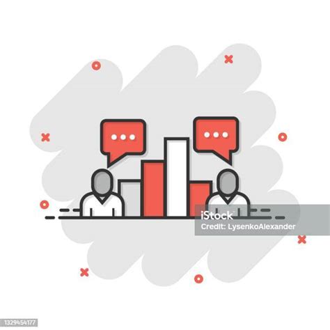 만화 스타일의 성장 아이콘을 가진 사람들 흰색 고립 된 배경에 작업 전략 만화 벡터 그림 사무실 교육 스플래시 효과 비즈니스 개념 0명에 대한 스톡 벡터 아트 및 기타